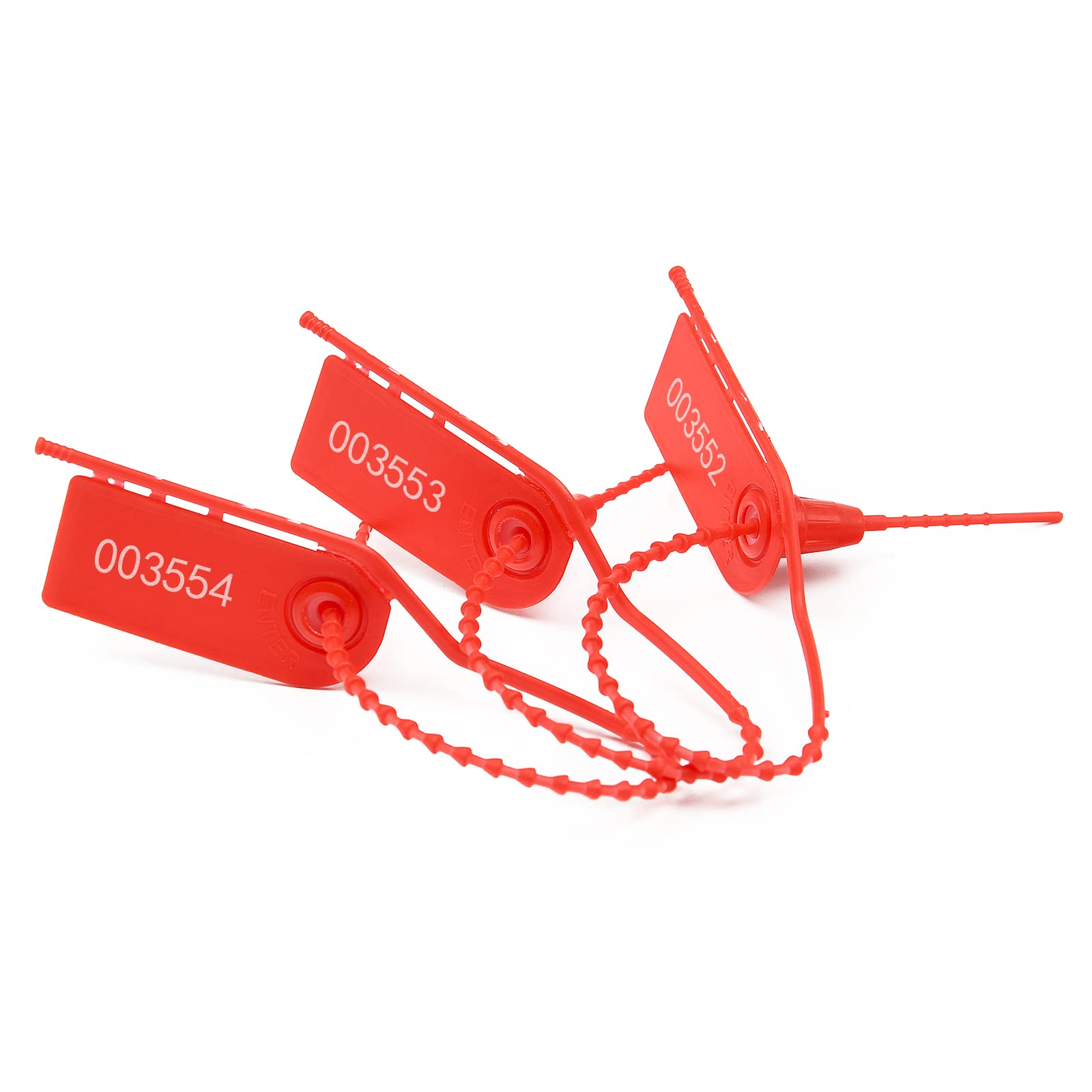Snapklik.com : LeadSeals 100 PCS Plastic Tamper Seals Pull Tight ...