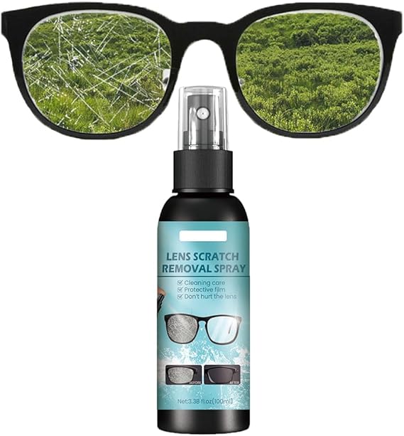 Amazon.com: XIRUJNFD Lens Scratch Removal Spray, Eyeglass Scratch ...