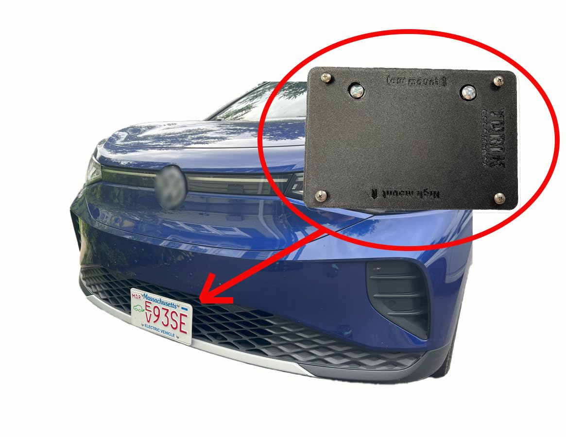 No Drill Front License Plate Mounting kit for VW ID.4 (Front Bracket)