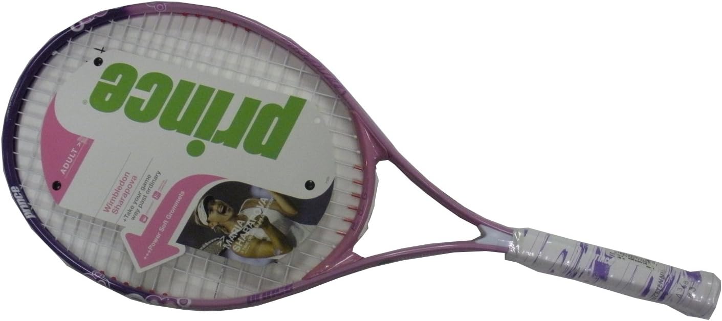 Amazon.com : Wimbledon Sharapova Adult Tennis Racket by Prince 27 Grip ...
