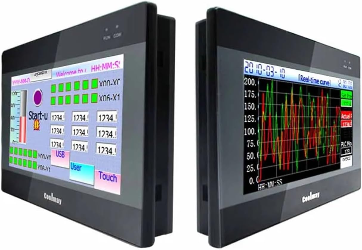 Amazon.com: EDRIWYIM Weighing Controller 7 Inch Hmi PLC with mv Load ...