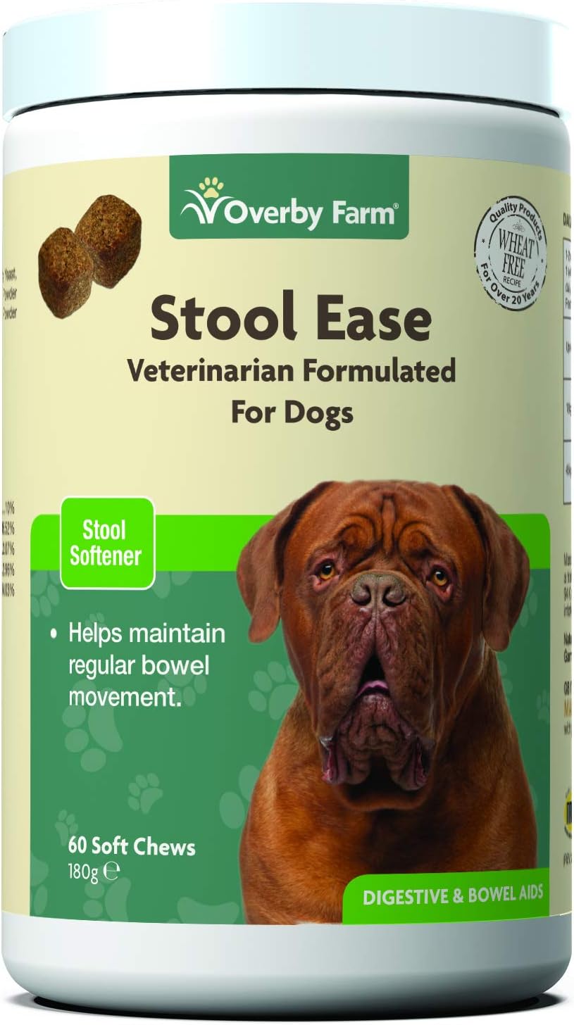 Overby Farm Stool Ease Soft Chews for Dogs, 60-Piece, 180 g – BigaMart