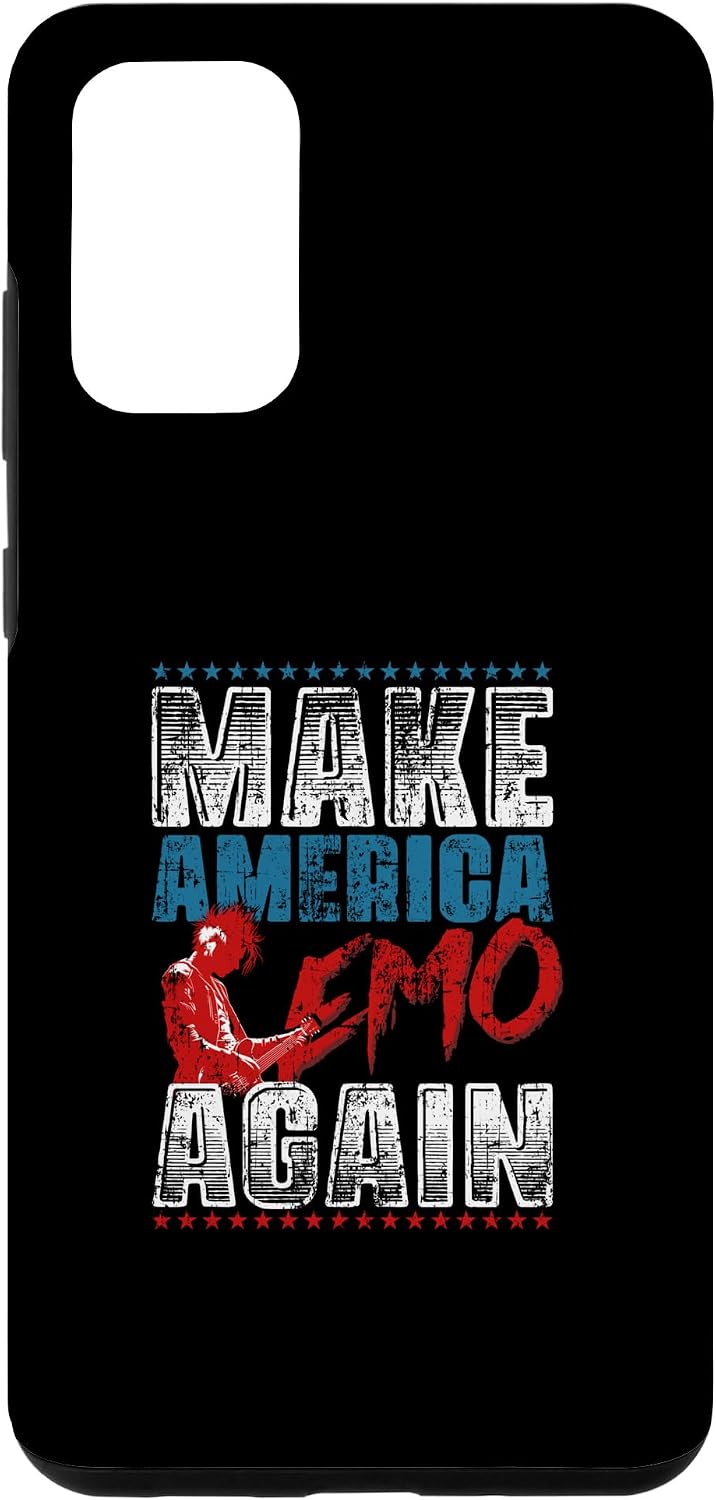 Amazon.com: Galaxy S20+ Emoticon Make America Emo Again Emocore ...