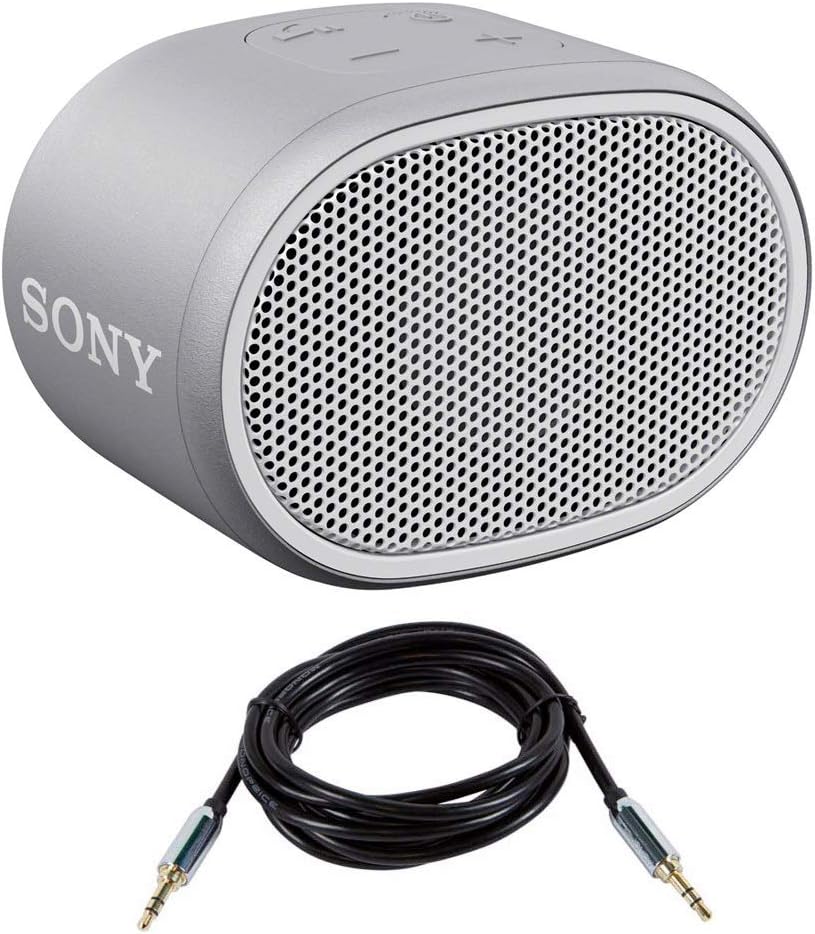 Sony XB01 Extra Bass Portable Bluetooth Speaker (White) Bundle with 10 ...