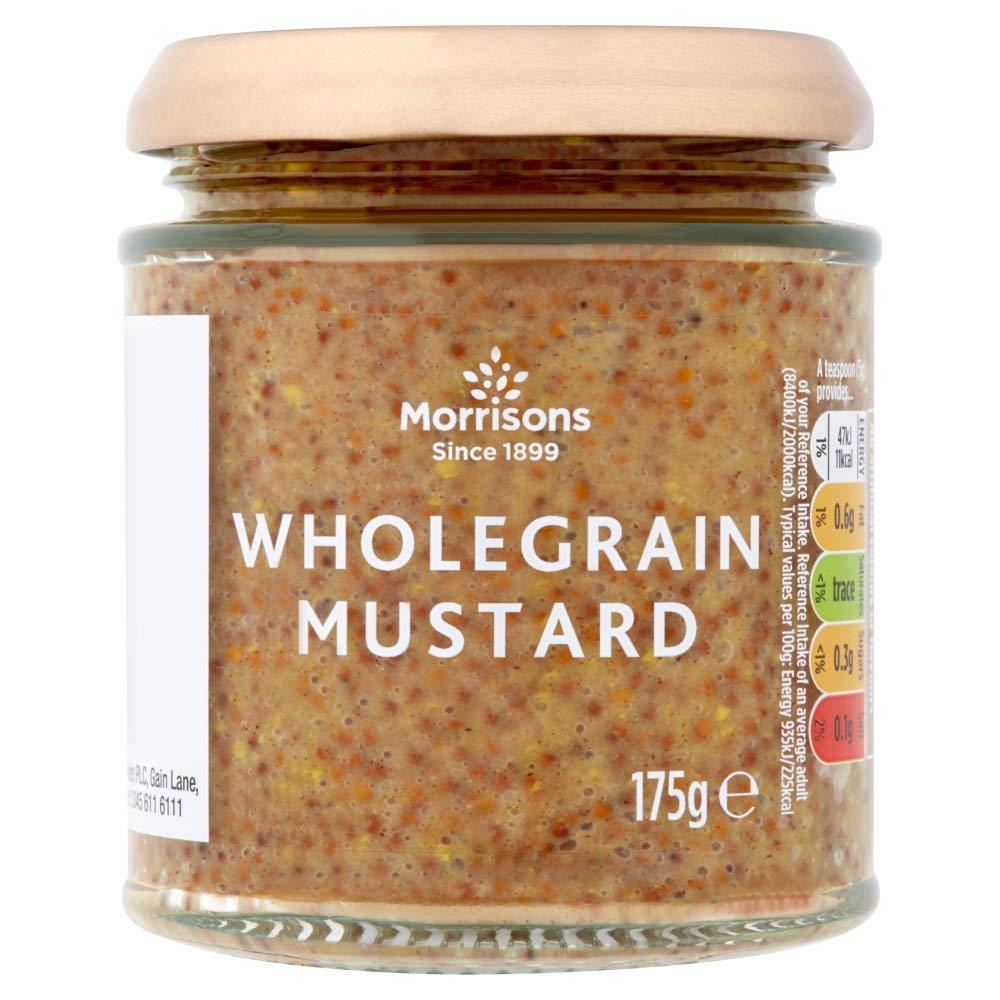 Morrisons Wholegrain Mustard, 175g : Amazon.co.uk: Grocery