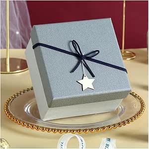 Amazon.co.jp: Square Gift Box Storage Present Birthday Anniversary ...
