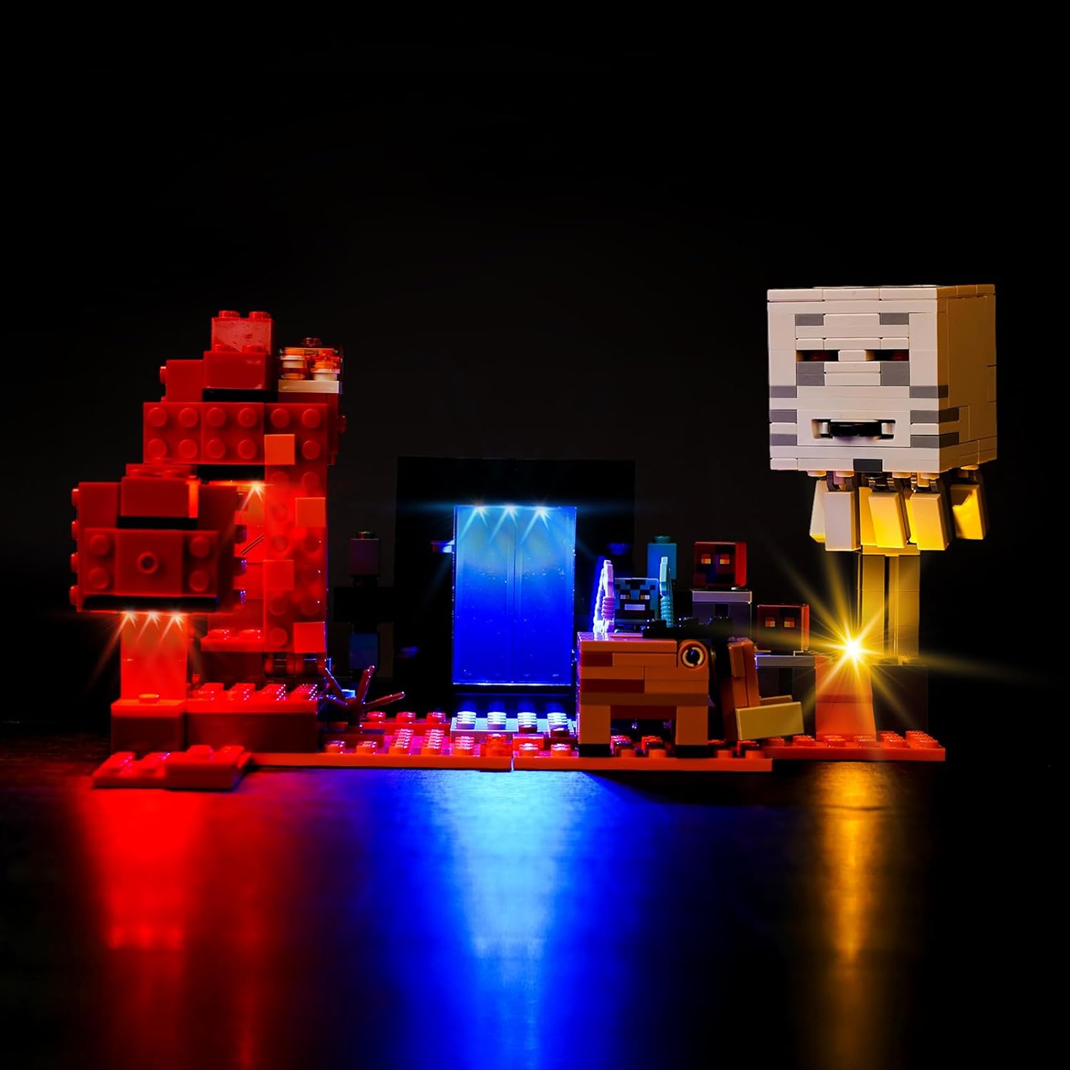 Amazon.com: VONADO LED Light Kit Compatible with Lego The Nether Portal ...
