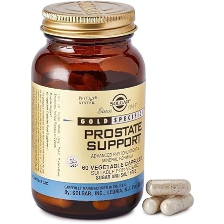 Amazon.com: Solgar Prostate Support, 60 Vegetable Capsules - Men’s ...
