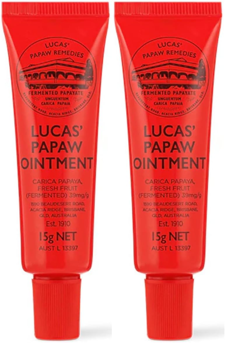 Amazon.com : Lucas Papaw Ointment 25g - Soothing Lip and Skin Healing Balm with Fresh Fermented ...