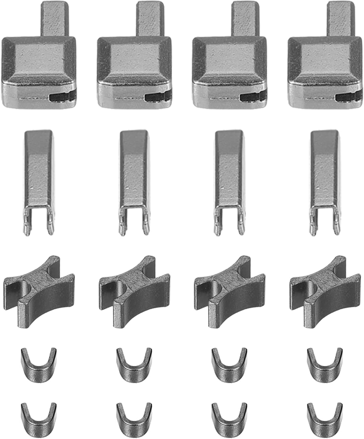 Amazon.com: 2 sets silver #3 metal zipper head box zipper Pull ...