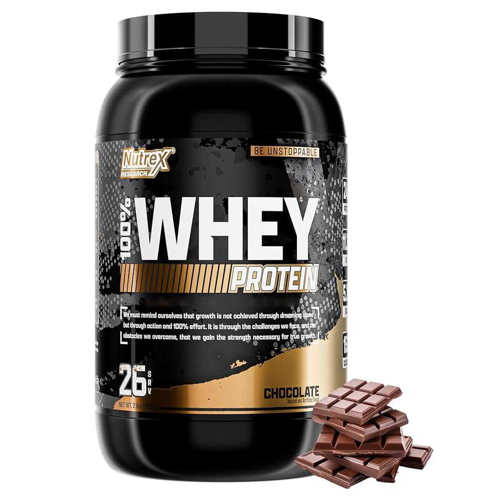 NUTREX Research 100% Whey | Premium Whey Protein Concentrate & Isolate ...