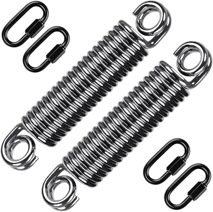 Amazon.com : SELEWARE Heavy Duty Swing Springs for Hammock Chair, Porch ...