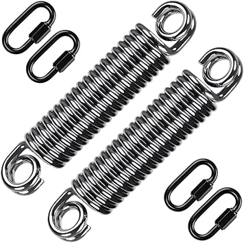 Amazon.com : SELEWARE Heavy Duty Swing Springs for Hammock Chair, Porch ...