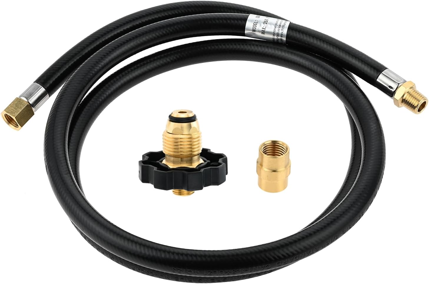 Amazon.com : SURIEEN 1/4’’ NPT Propane Extension Hose, Soft Nose POL ...