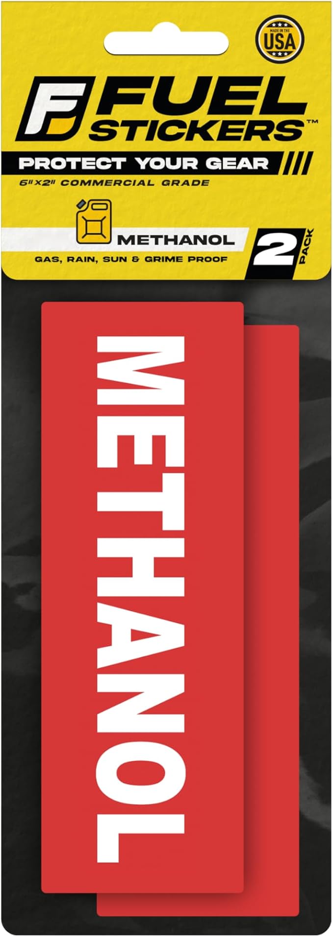 Amazon.com: Methanol Sticker - Fuel Identification Label - Outdoor ...