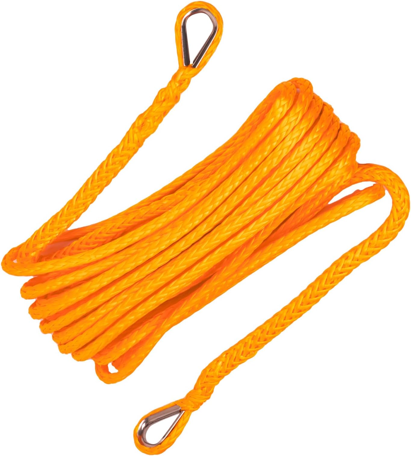 Amazon.com: Ucreative 3/8 Inch x 50 Feet Synthetic Winch Rope Extension ...