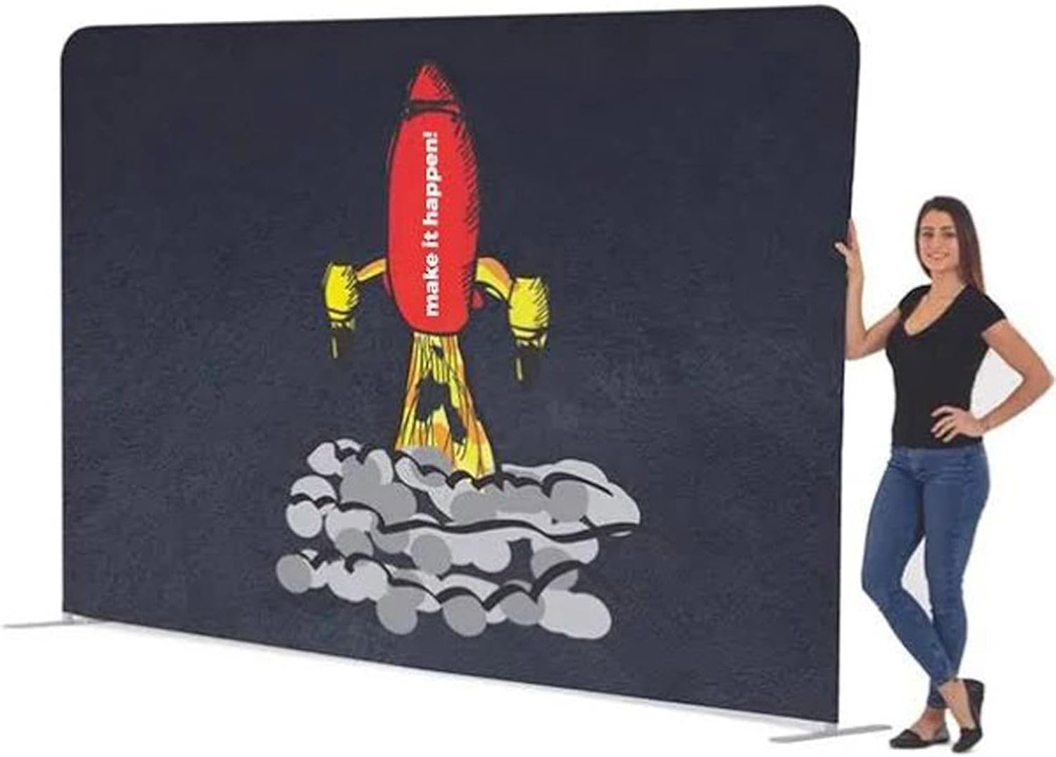 Amazon.com : Alghualy Custom Straight Tension Fabric Display Backdrop ...