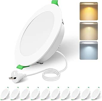 ALUSSO 10Pcs 14W LED Recessed Ceiling Light Dimmable IP44 Spotlight ...