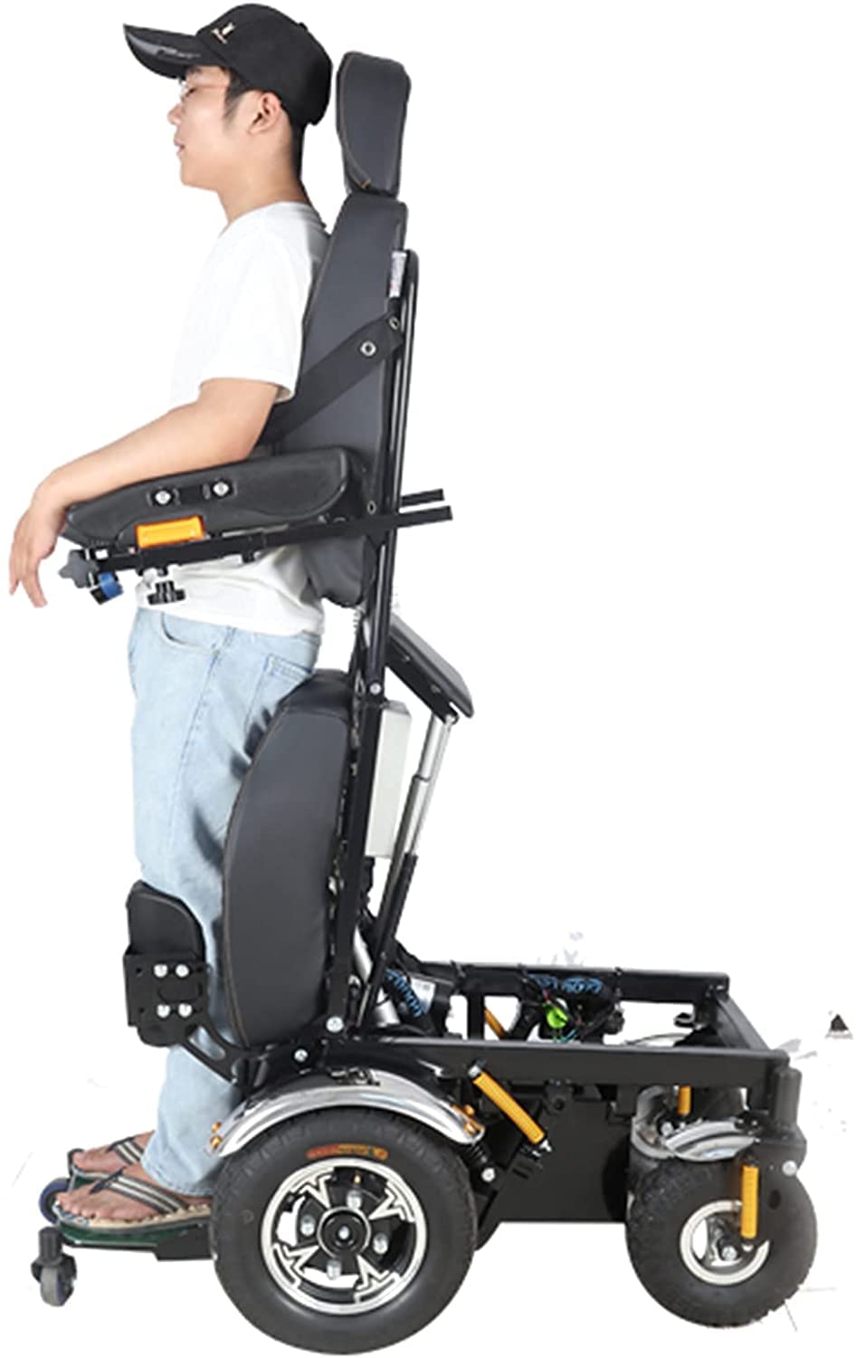 Buy Standing Electric Wheelchair,Automatic Standing Wheelchair with 180 ...