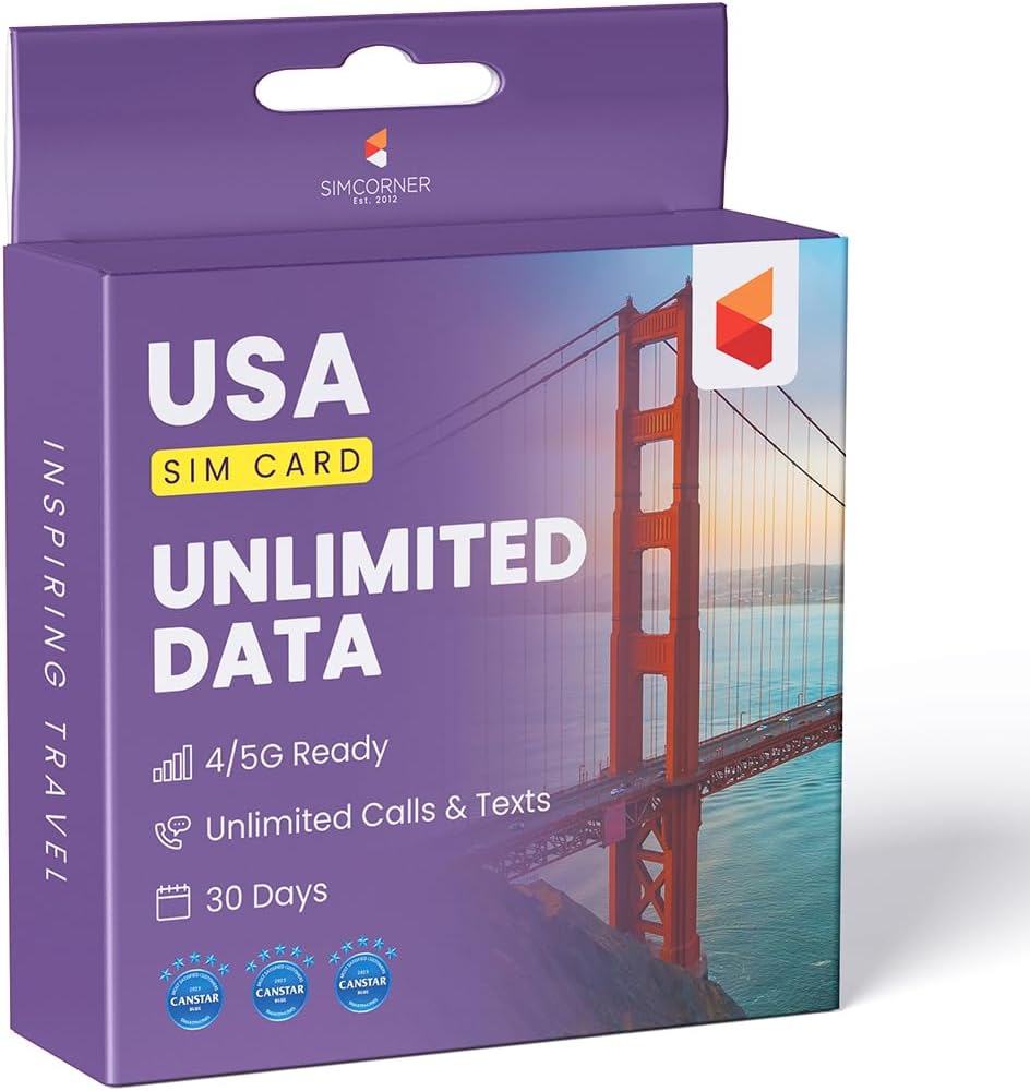 USA Travel SIM Card | Unlimited Internet Data | Unlimited Local Calls ...