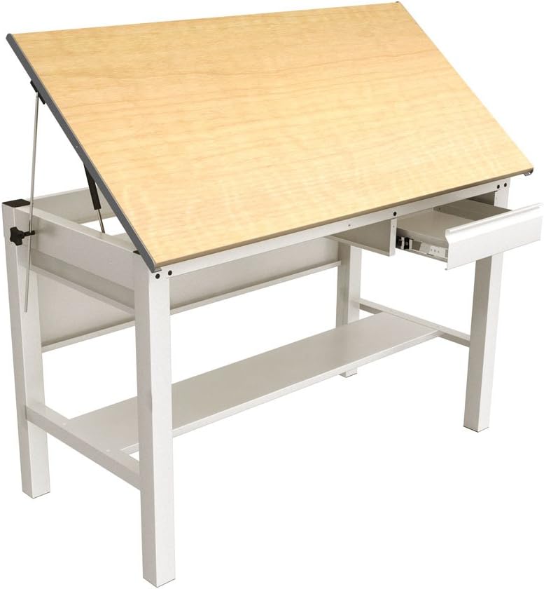 Amazon.com: Vision Drafting Table - Gray Frame, Maple Surface, 60" x 30 ...