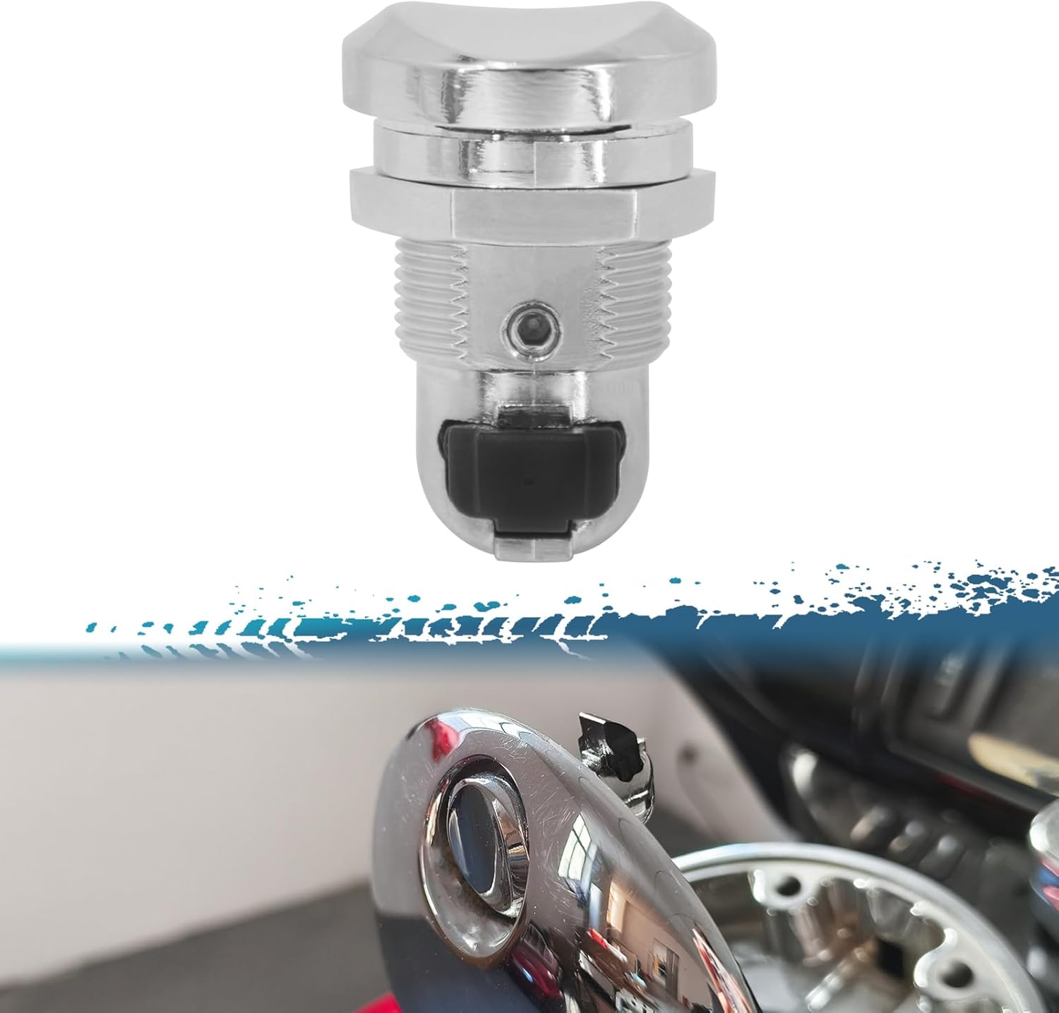 Amazon.com: Fuel Door Push Button Gas Tank Cap Latch Kit Compatible ...