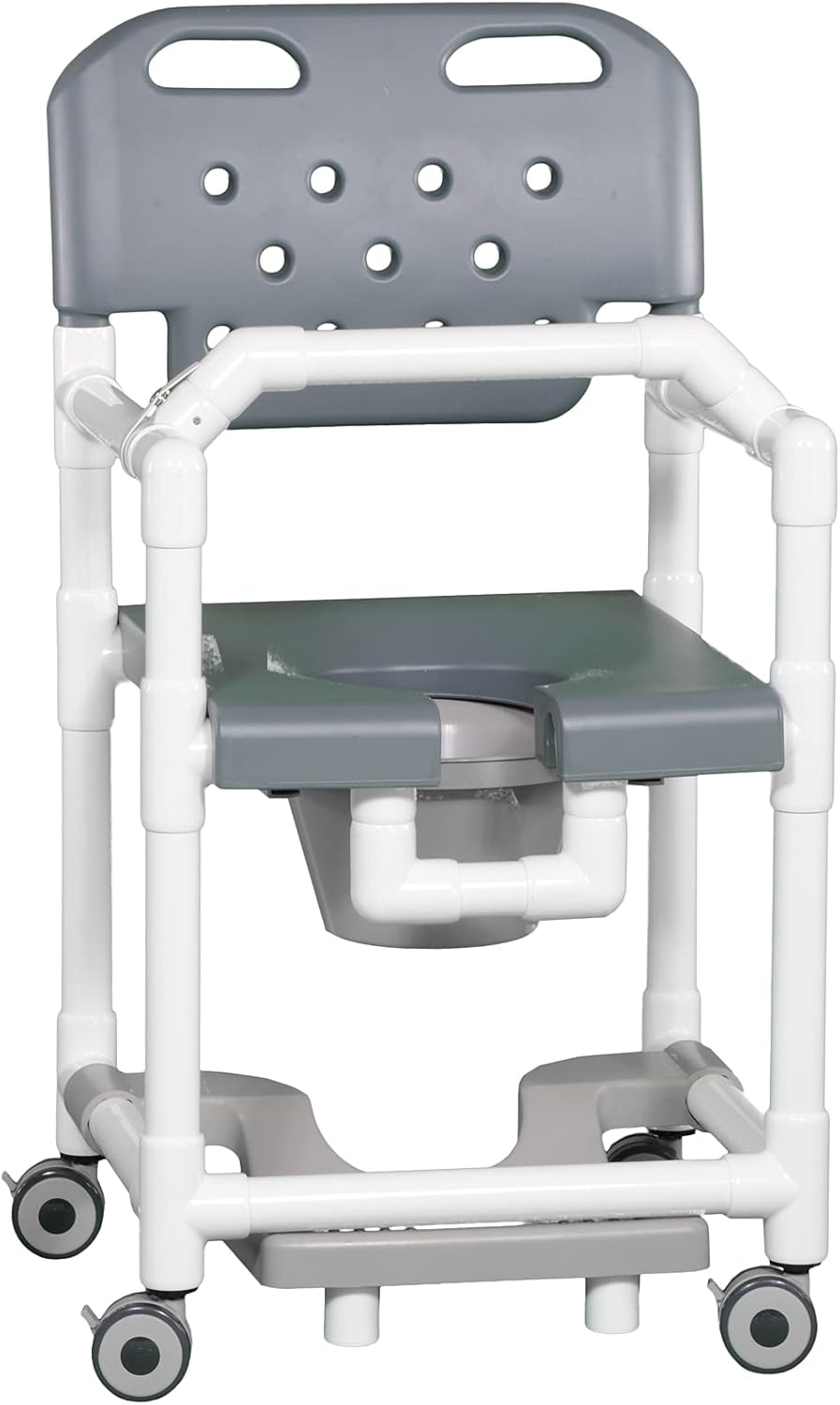 Amazon.com: IPU ELT817 P FRLB Elite Shower Chair Commode with Footrest ...