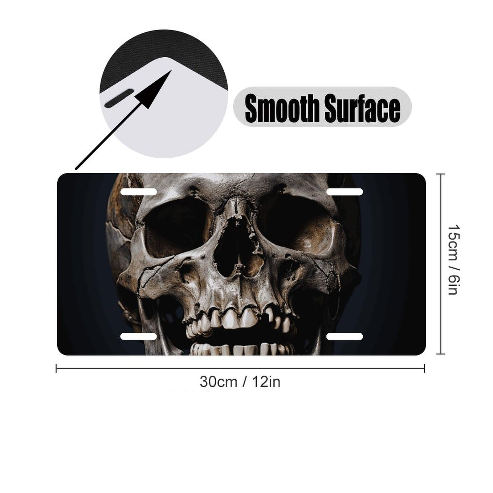 Custom Front Plate License Plate Frames For Women Colorful Stereoscopic ...