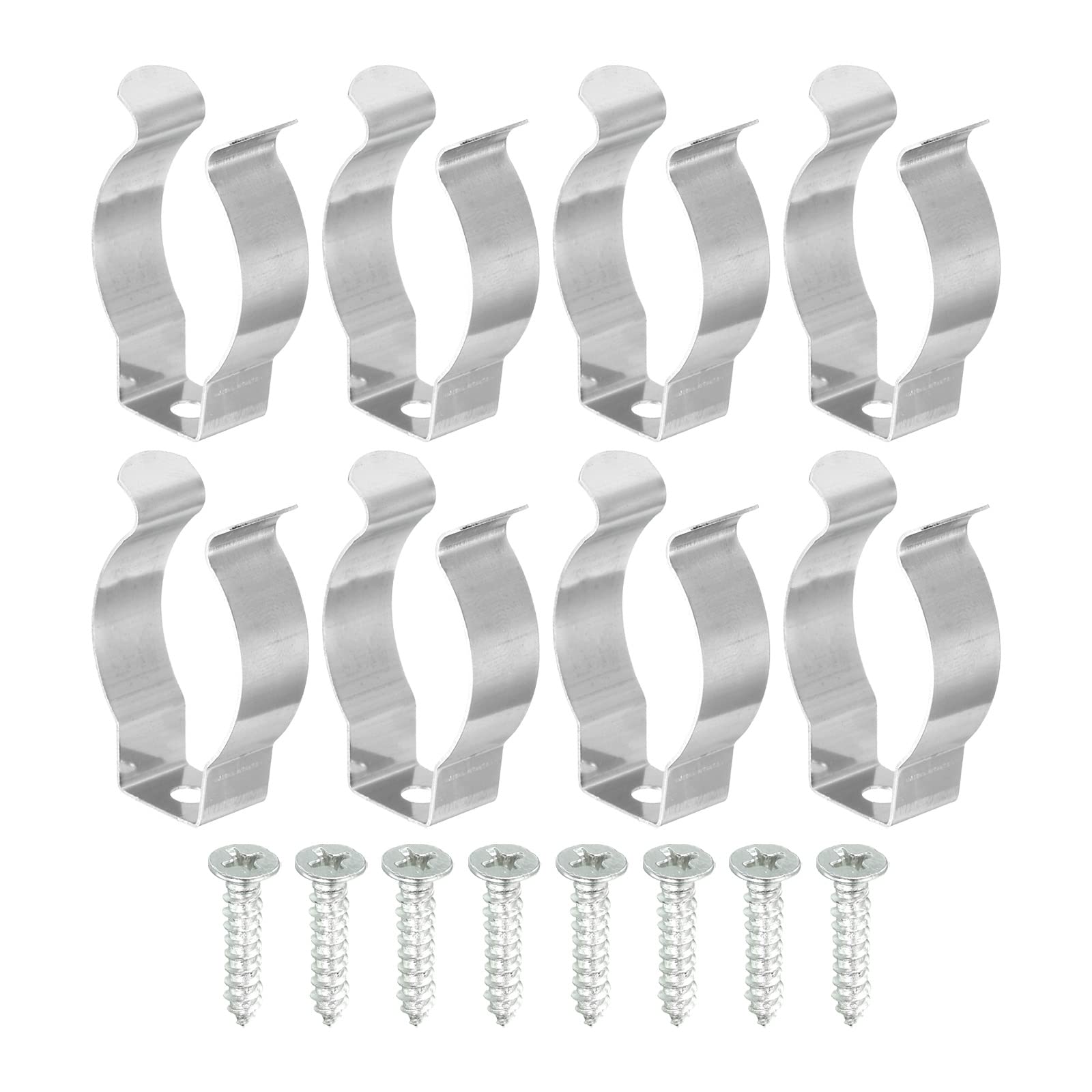 sourcing map T8 Clips Bracket Hanger Fluorescent Tube Light Fixture ...