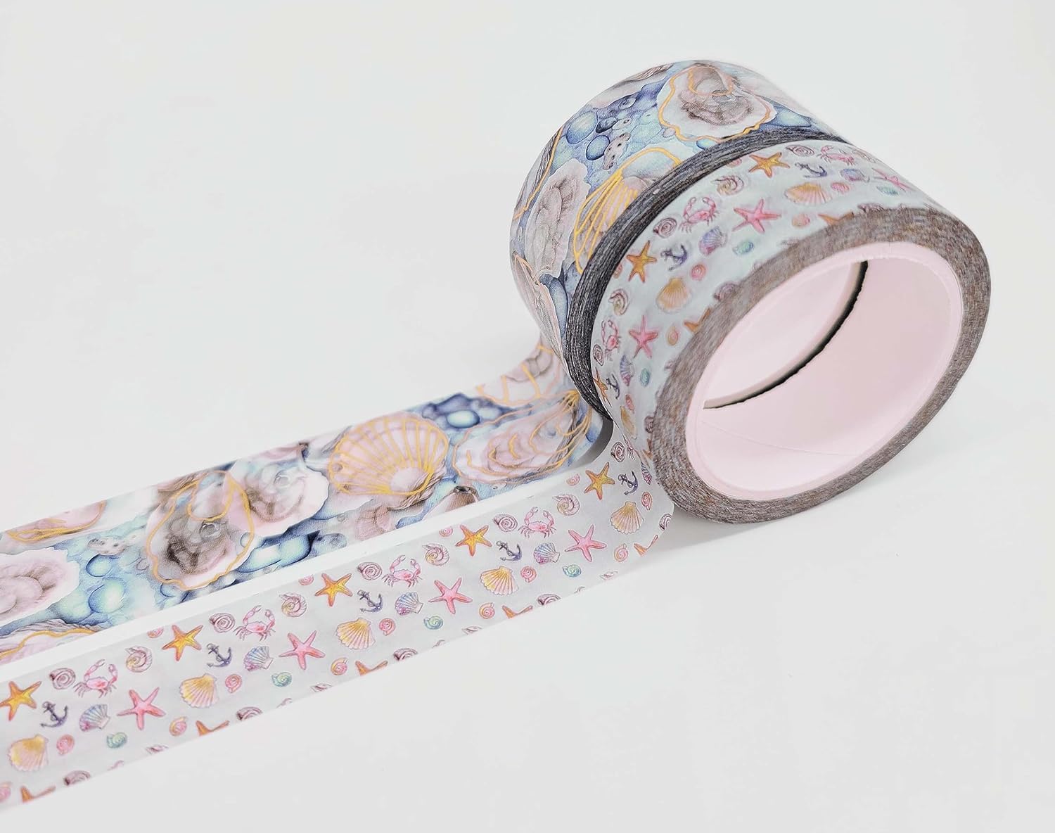 Amazon.com: Serenity Fair Nautical Theme Washi Tape (Gold Shells) Extra ...