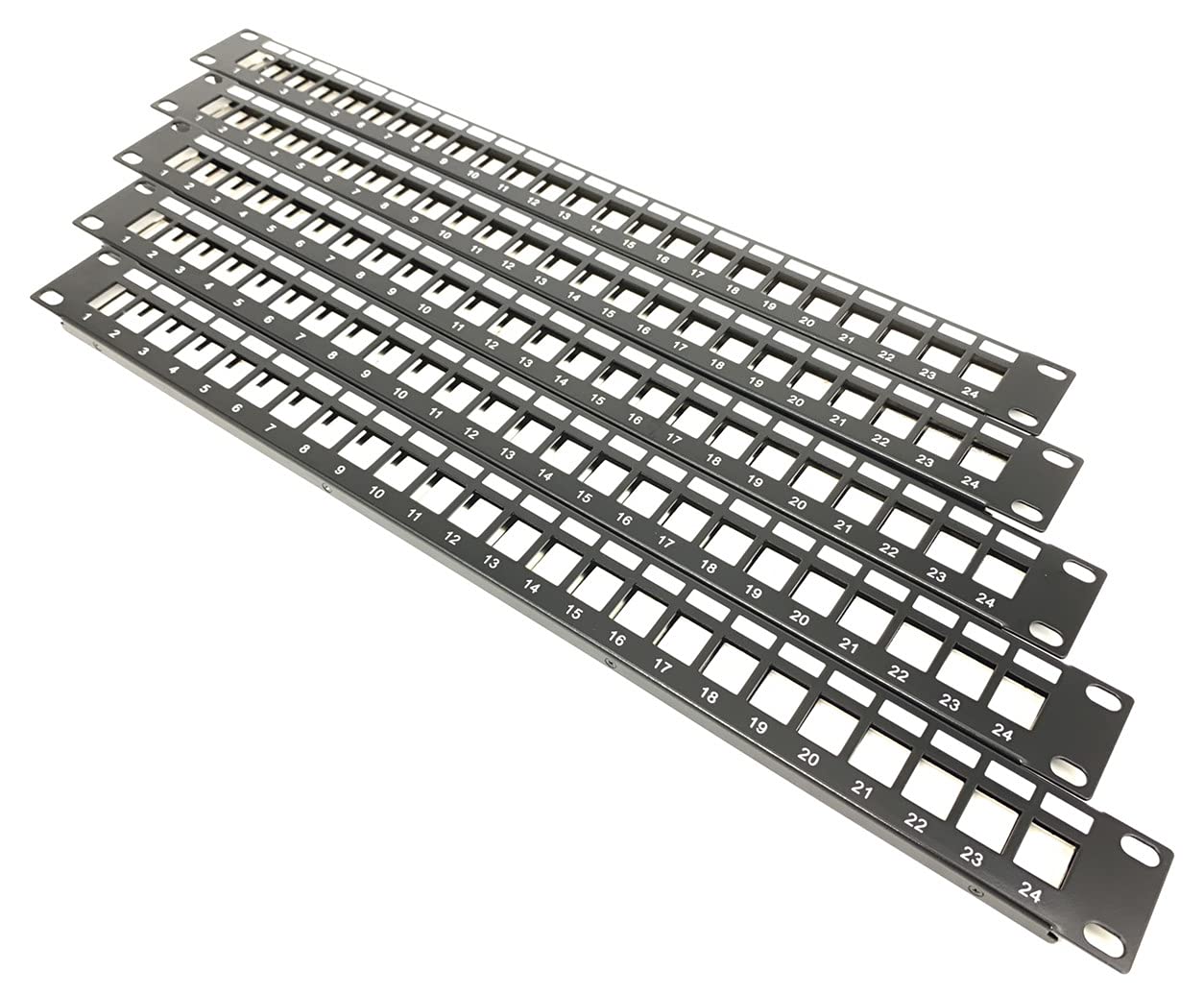 Buy Metal Master - 5 Pack Shielded Rack or Wall 24 Port STP Keystone ...