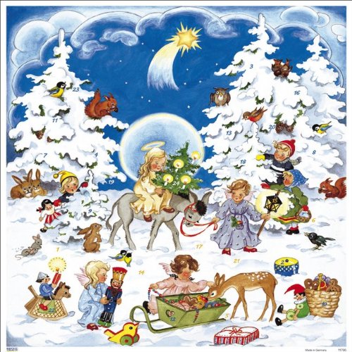 Little Donkey Christmas Advent Calendar : unbekannt: Amazon.co.uk: Books