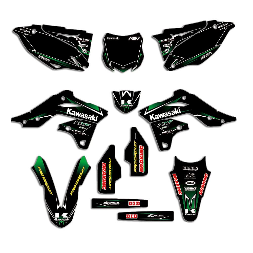 Amazon.com: ENARUI Graphics Kit Decals Stickers for 2013 2014 2015 2016 ...