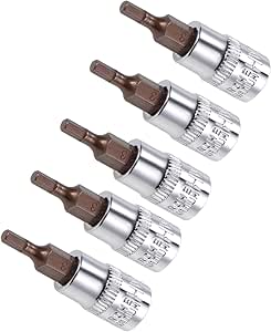 Amazon.com: CoCud Hex Bit Socket, Metric H3 (3mm) Bit 1/4" Drive 1.5 ...