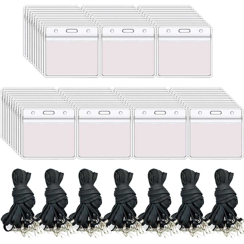140pcs Tag Protector Holder Kit Include 70pcs Clear Plastic Horizontal ...