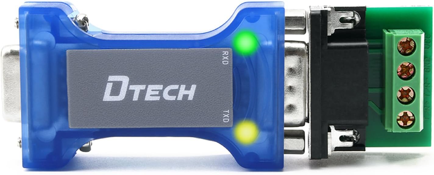 DTech RS232 a RS485 Adaptador de Datos de comunicación en Serie con ...