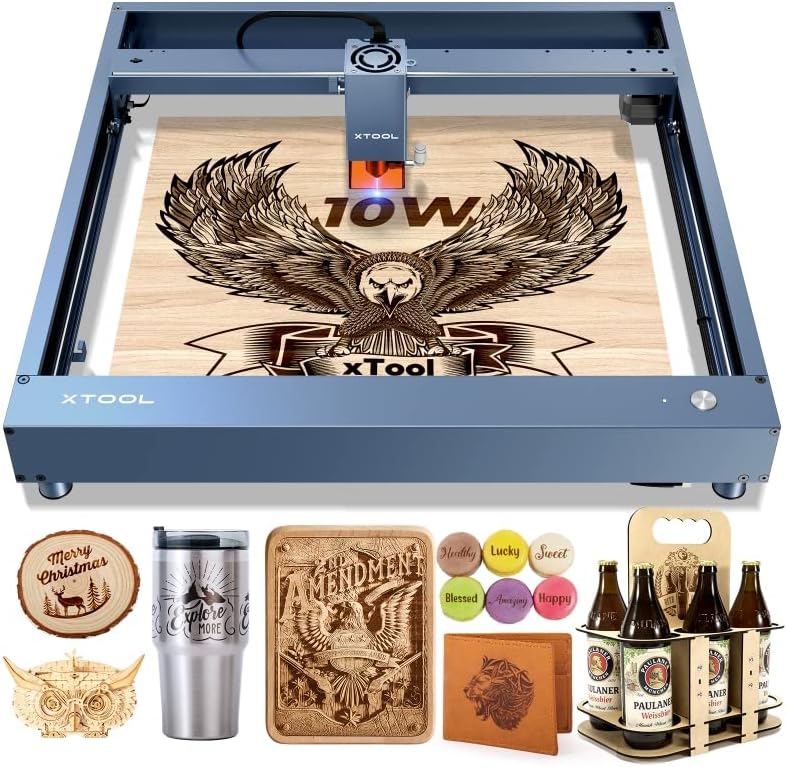 Buy xTool D1 Pro Upgraded Laser Engraver, 10W Output Power DIY Laser ...