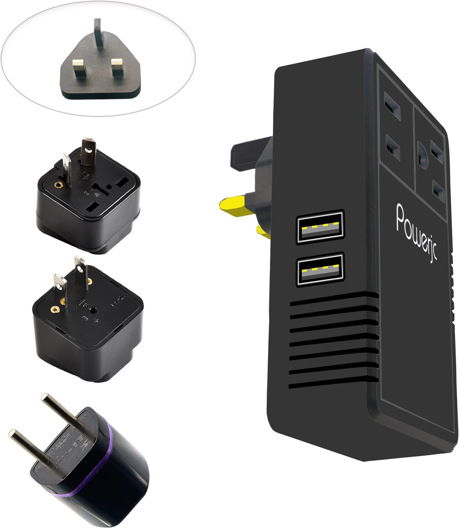 Amazon.com: Voltage Converter Adapter Step Down 220V to 110V AC Output ...