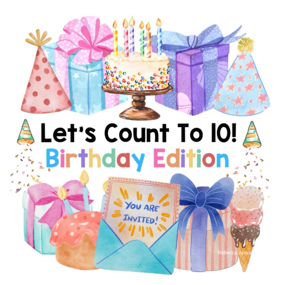 Amazon.com: Let's Count To 10! Birthday Edition: 9798862139778: Janus ...