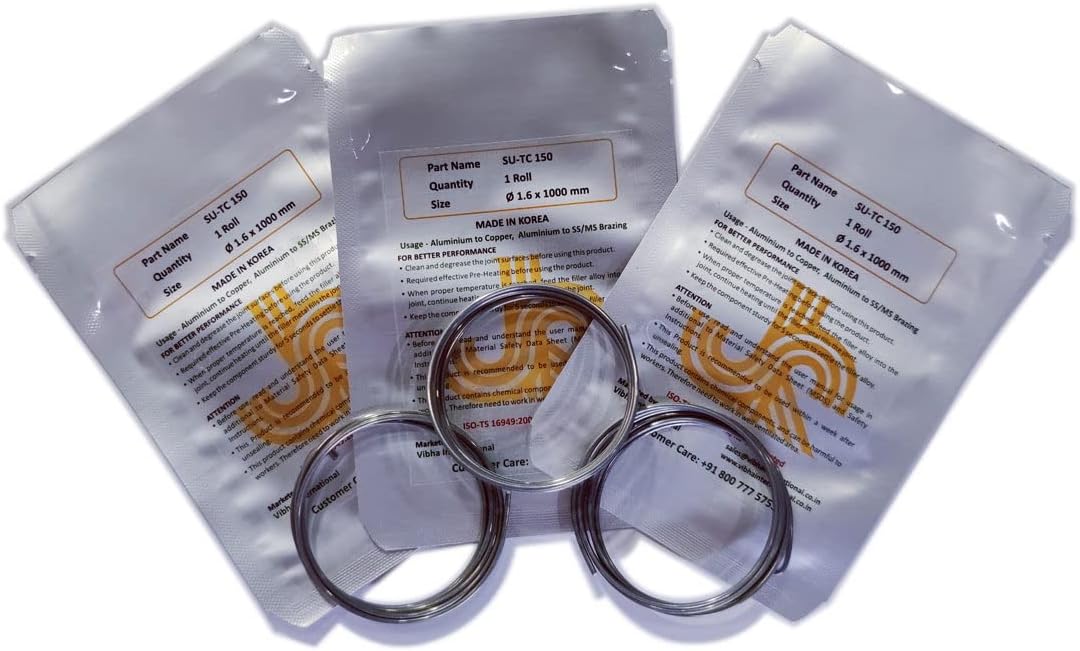 Solbraze Aluminium to Copper Brazing Dia 1.6mm (10 Meter Flux Cored ...