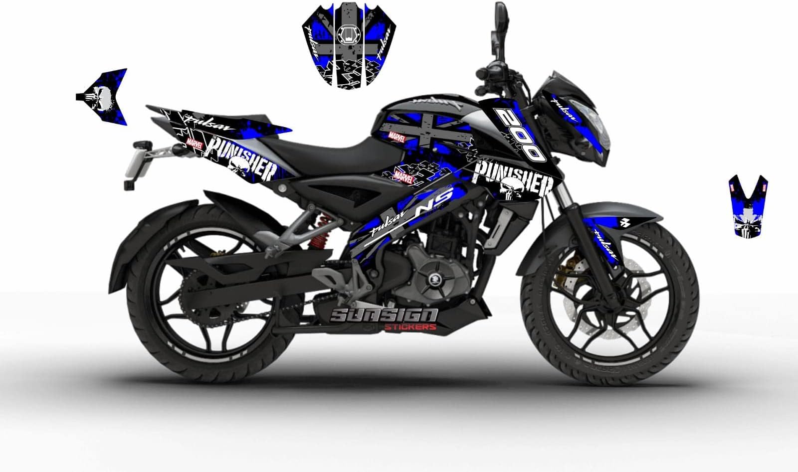 SUNSIGN Sticker R15 V3 Stickers kit Bike Exterior Graphic 3M Laminated ...