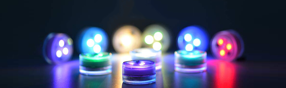 Watch Mini submersible led lights working for water fountain on Amazon Live