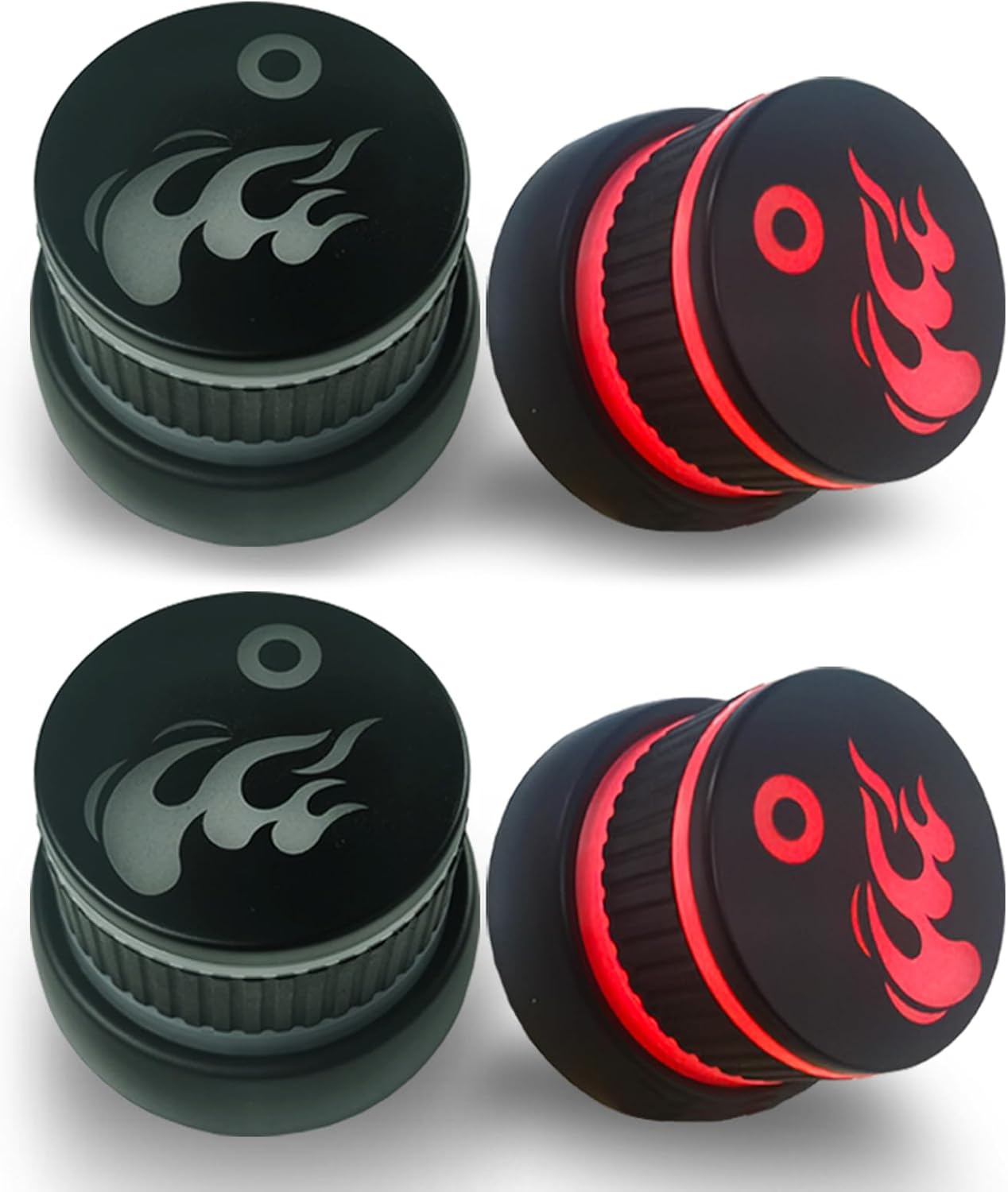 Amazon.com: FIREACOKE LED Backlit Control Knobs with Safety Glow, Flame ...