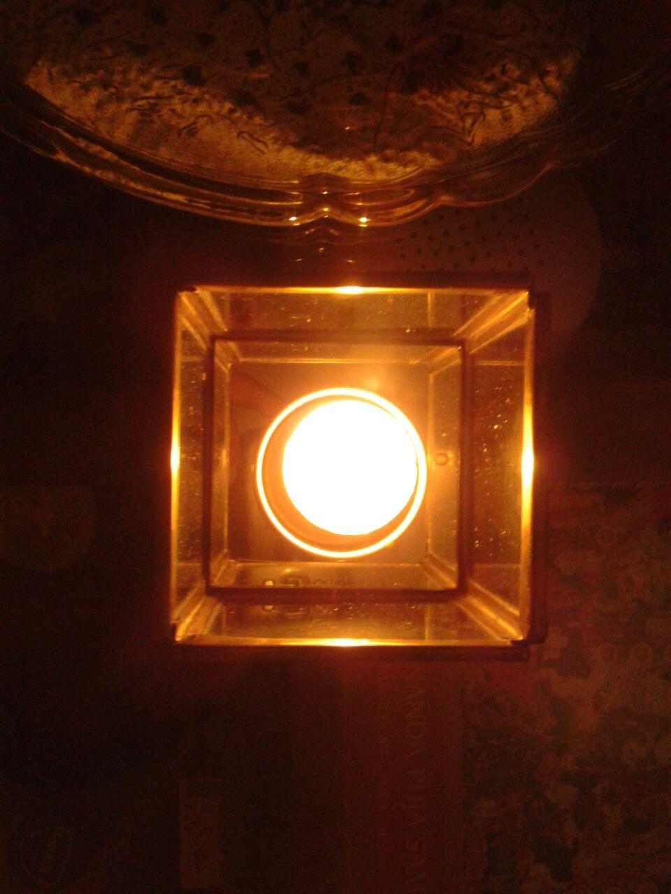 Buy Borosil Mirage Glass Tea Light (8 cm x 8 cm x 9 cm, Brown) Online ...