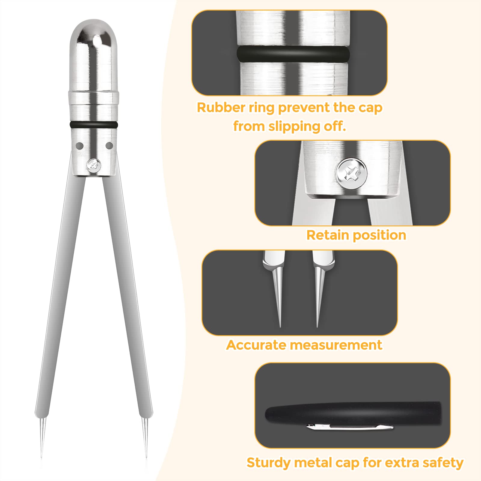 Snapklik.com : EKG Caliper Pen, ECG Calipers For Nurses, Black EKG ...