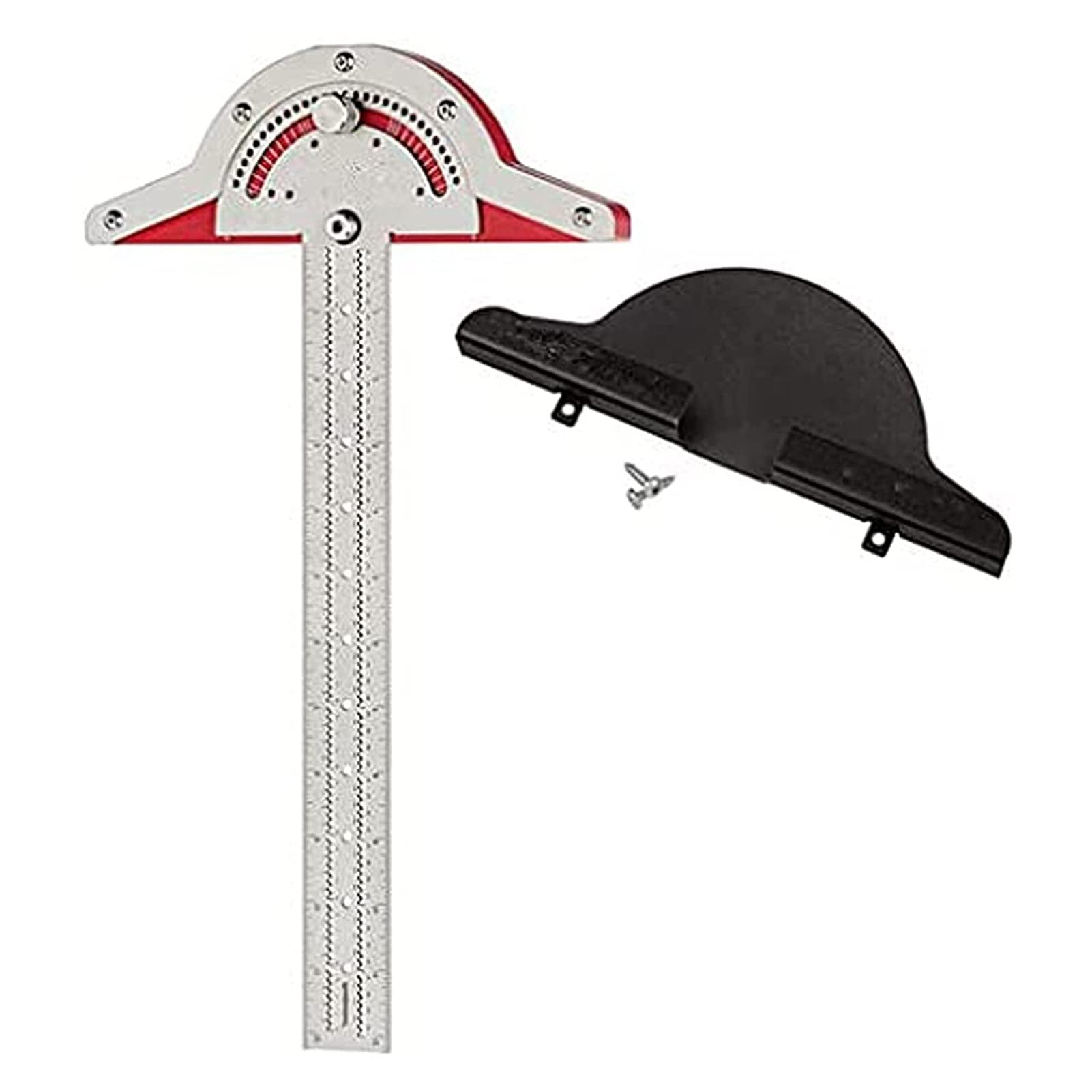 Buy Woodworkers Edge Rule For Woodworking With Bracket- Protractor ...