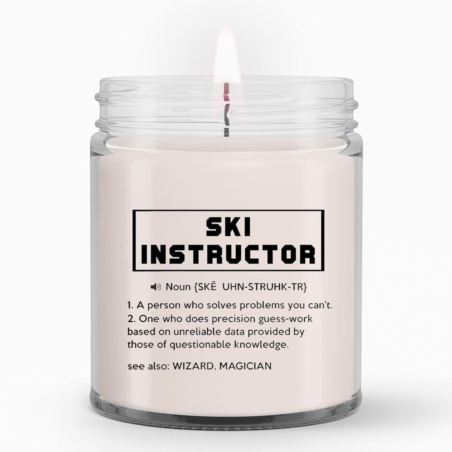 Amazon.com: Ski Instructor Definition Candle, College Graduation Gifts ...