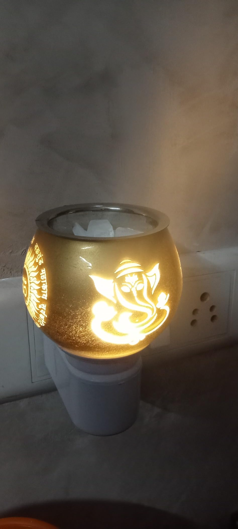 Dev Kapur Dani Electrical Camphor Diffuser. Glass Kapoor Dani ...