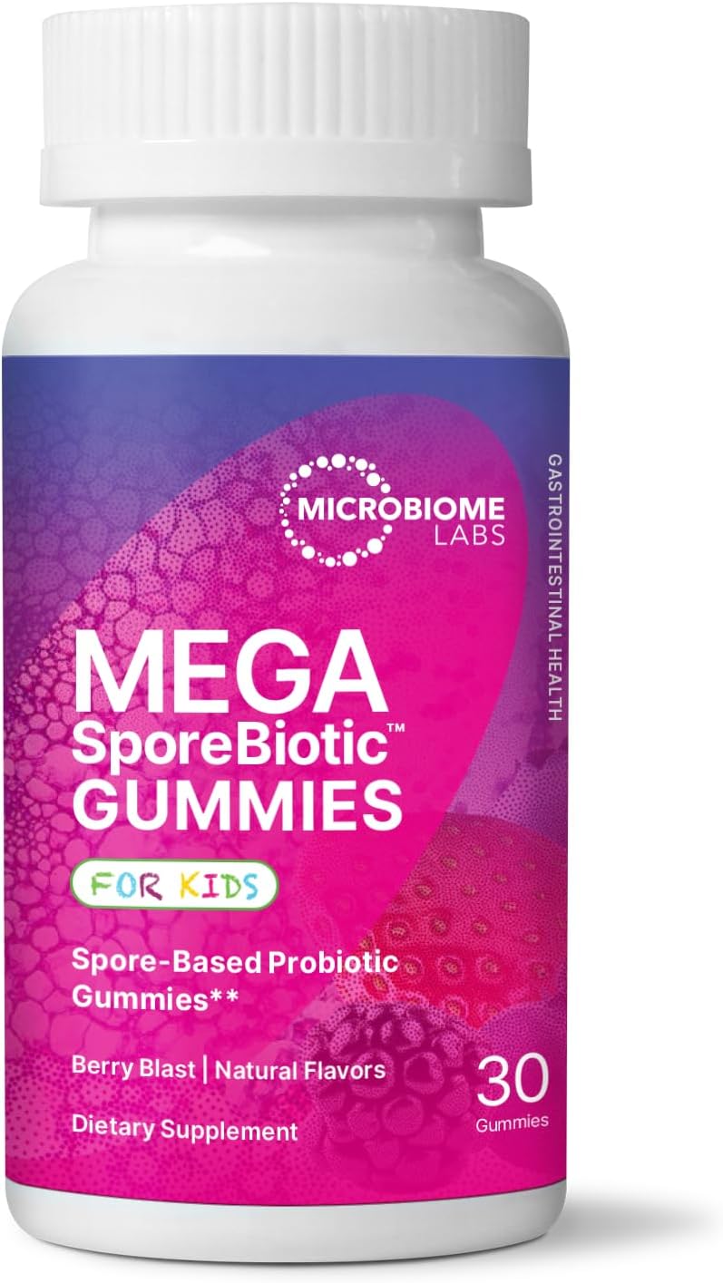 Amazon.com: Microbiome Labs MegaSporeBiotic Kids Probiotic - Spore ...
