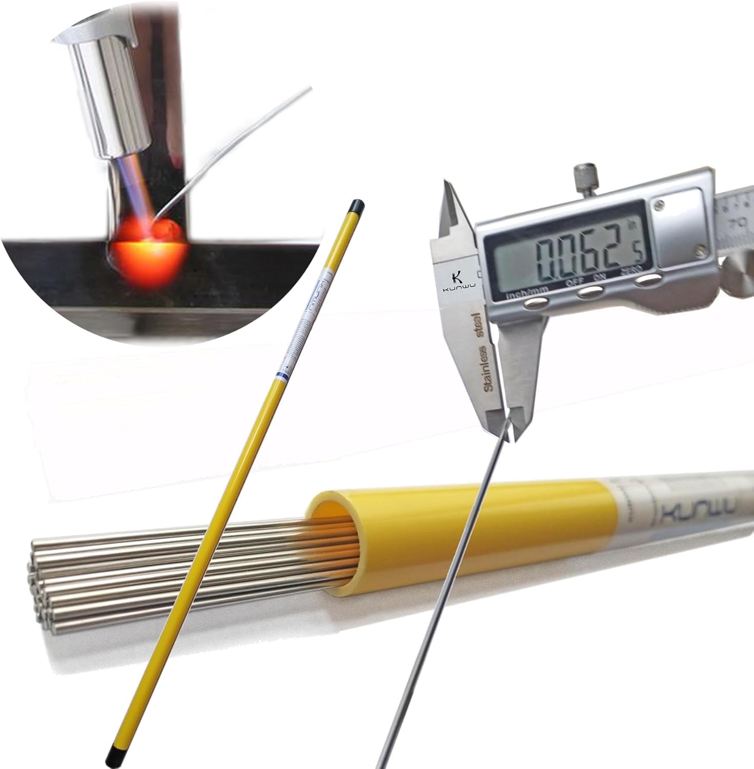 KUNWU Simple Welding Aluminum Rods - Low Temperature Aluminum Brazing ...